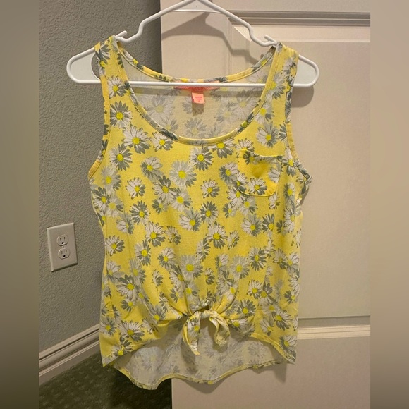 Rebellious One | Tops | Rebellious One Tie Front Tank Top | Poshmark